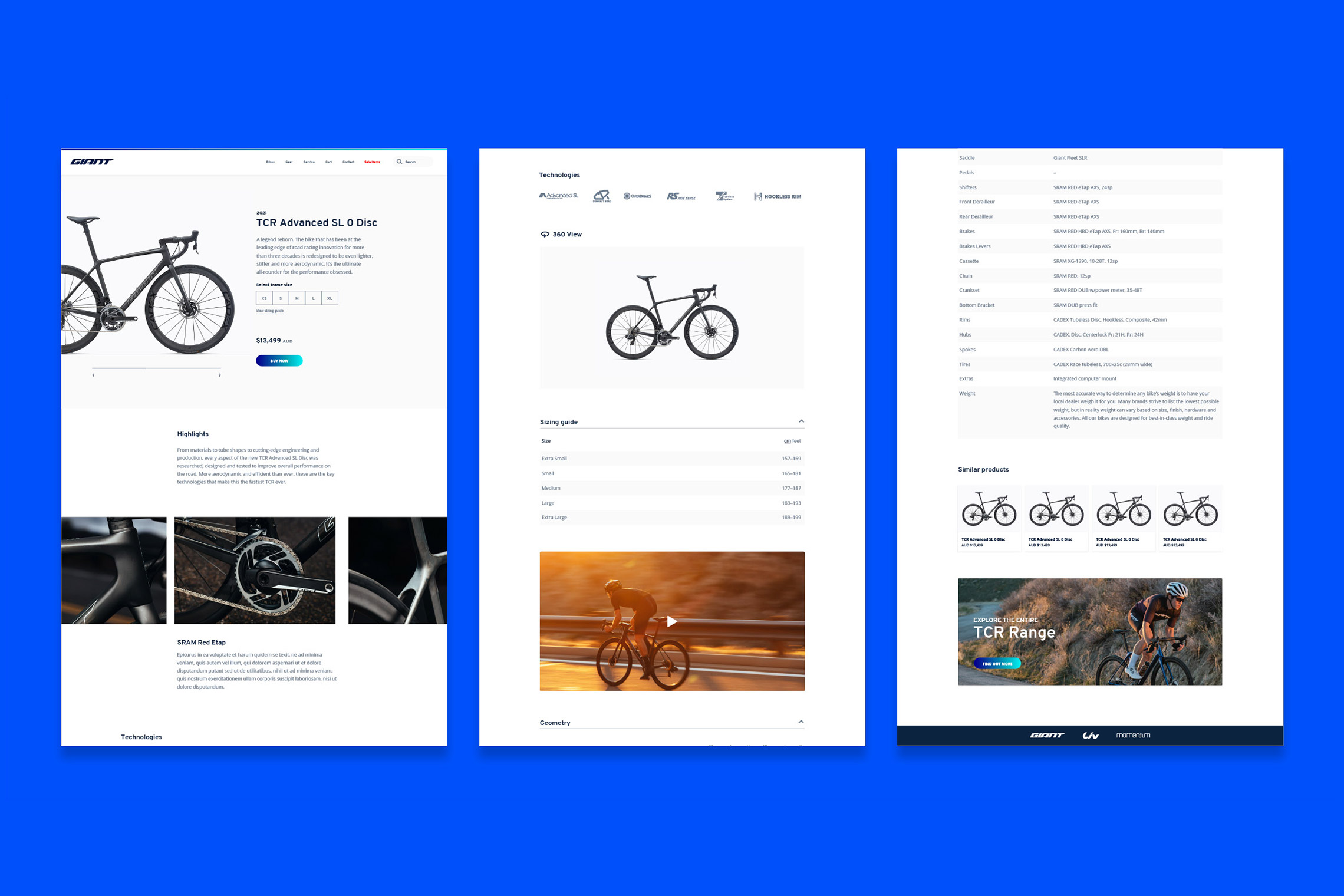 Ecommerce Business Web Development | Giant Ride | WOOtech